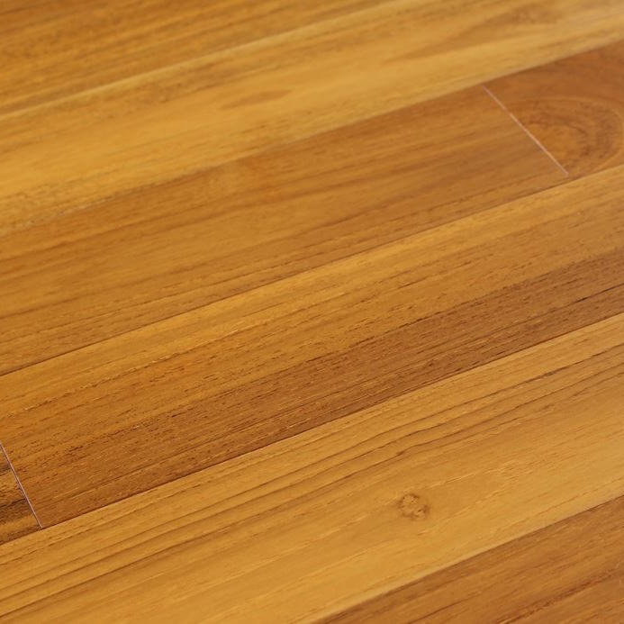 Parquet Teck de Birmanie - Massif-vernis - 15 x 90 mm Salle de Bain