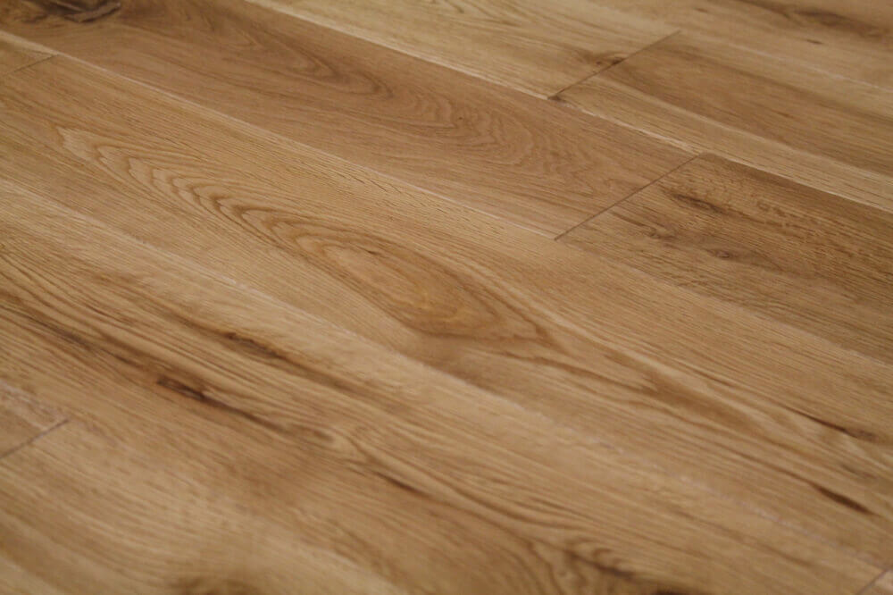 Parquet chene massif clipsable - Huilé naturel - 15 x 125 mm