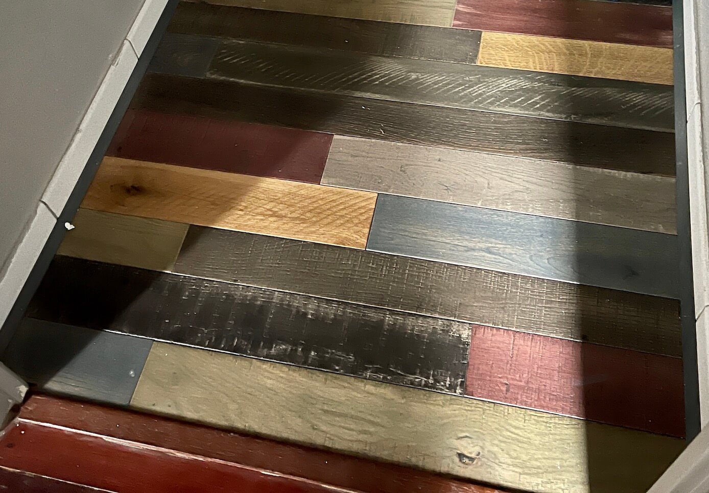 Parquet Chêne Massif Multicolore | Parquet Chêne Massif 7 couleurs